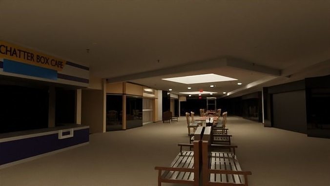 Valley View Center Mall 3D model | CGTrader