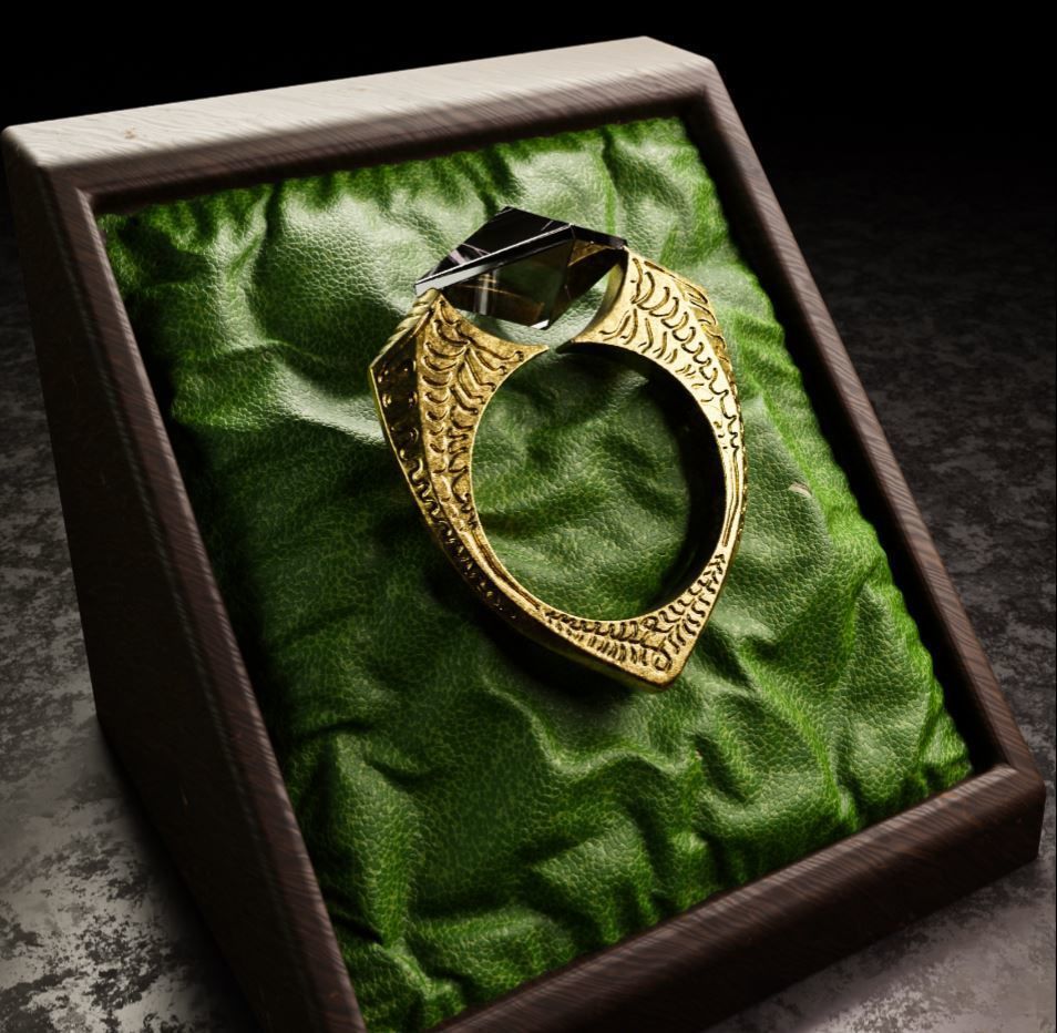 Marvolo Gaunt Ring - Horcrux 3D model 3D printable | CGTrader