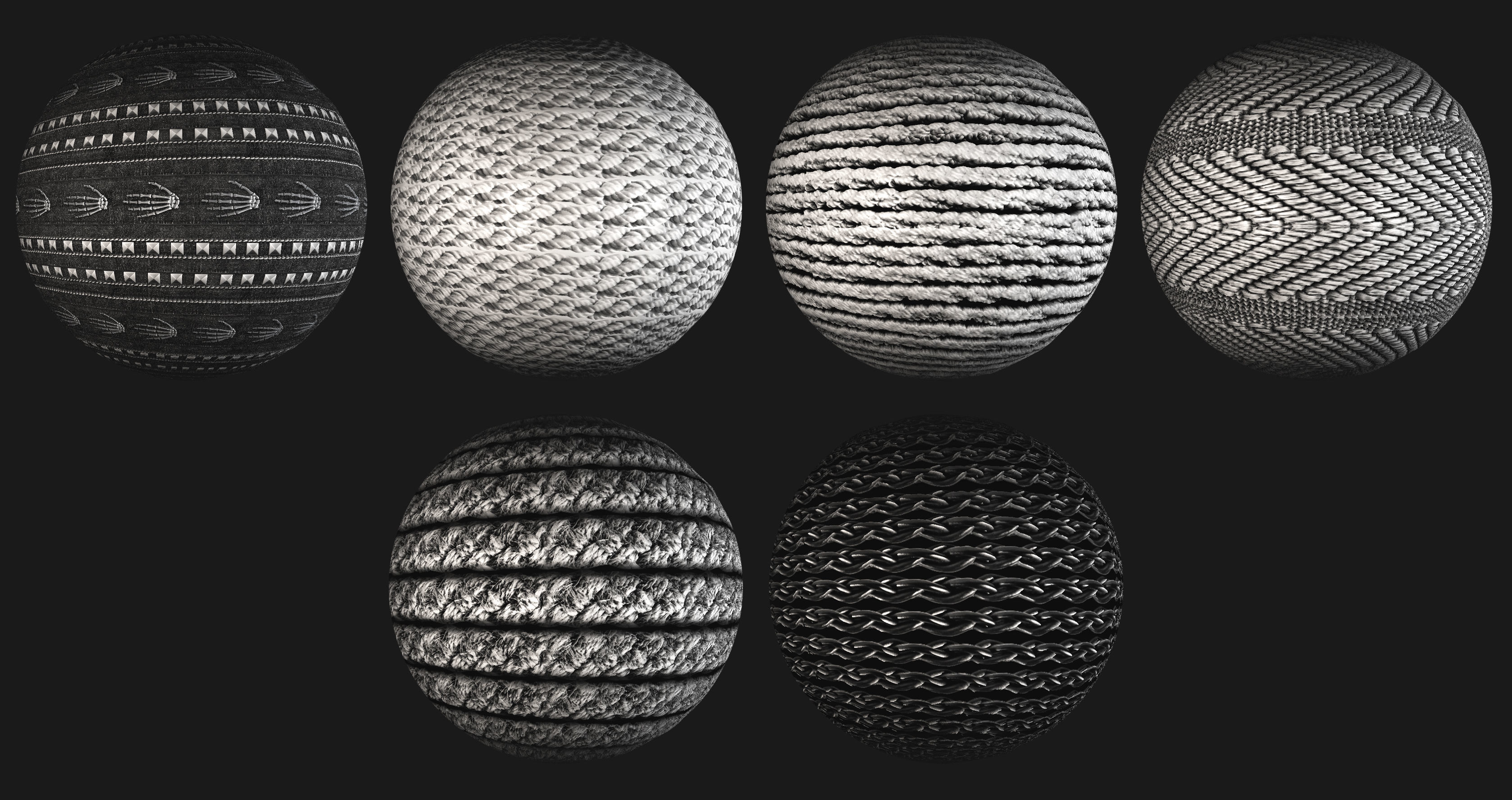 30 belt rope and frills PBR photo seamless 4k textures Texture | CGTrader