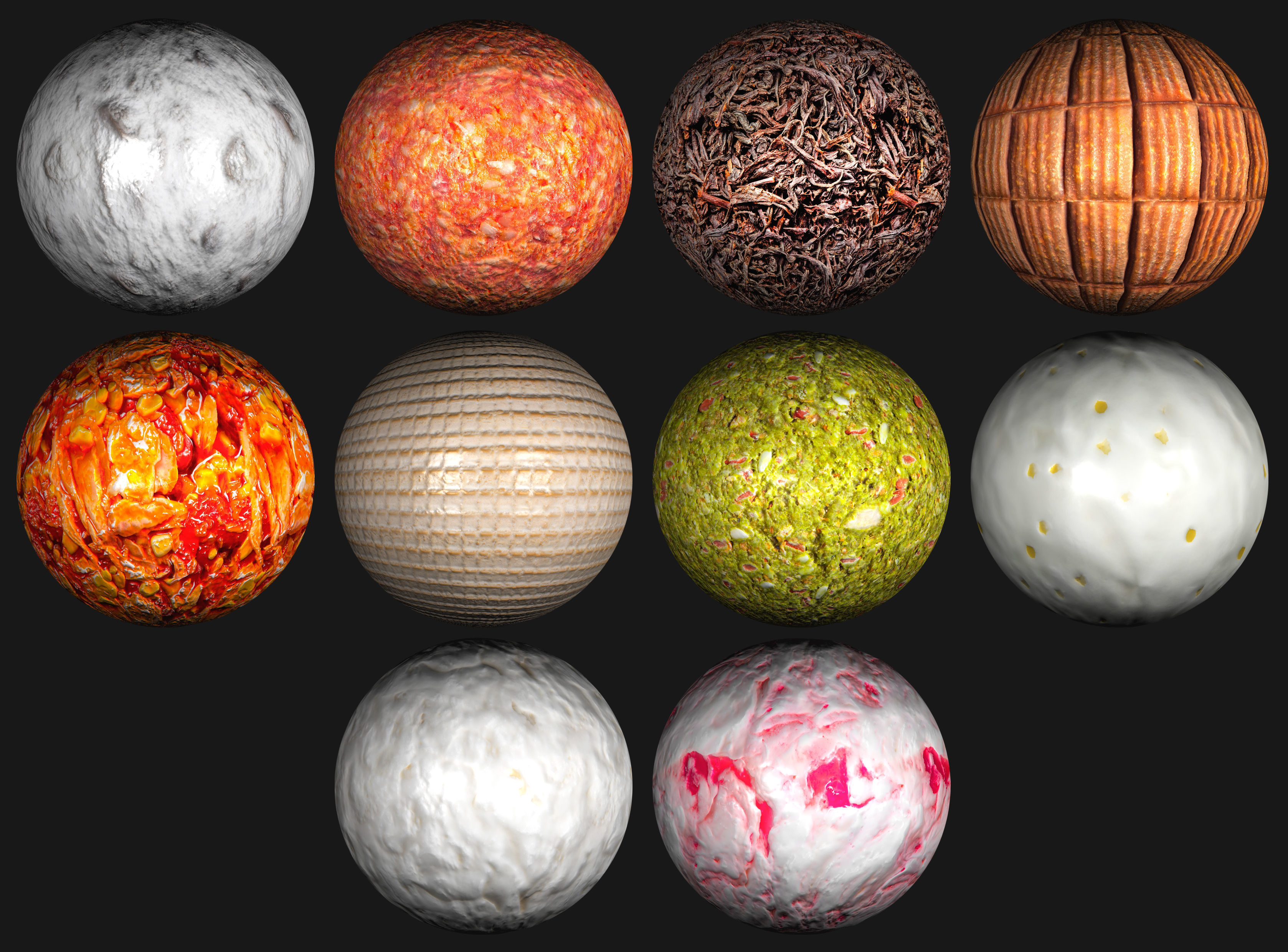 70 food groceries PBR photo seamless 4k textures Texture | CGTrader