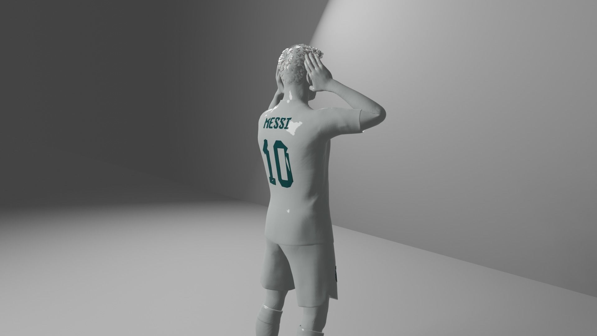 Lionel Messi - WorldCup Qatar 2022 3D model 3D printable | CGTrader