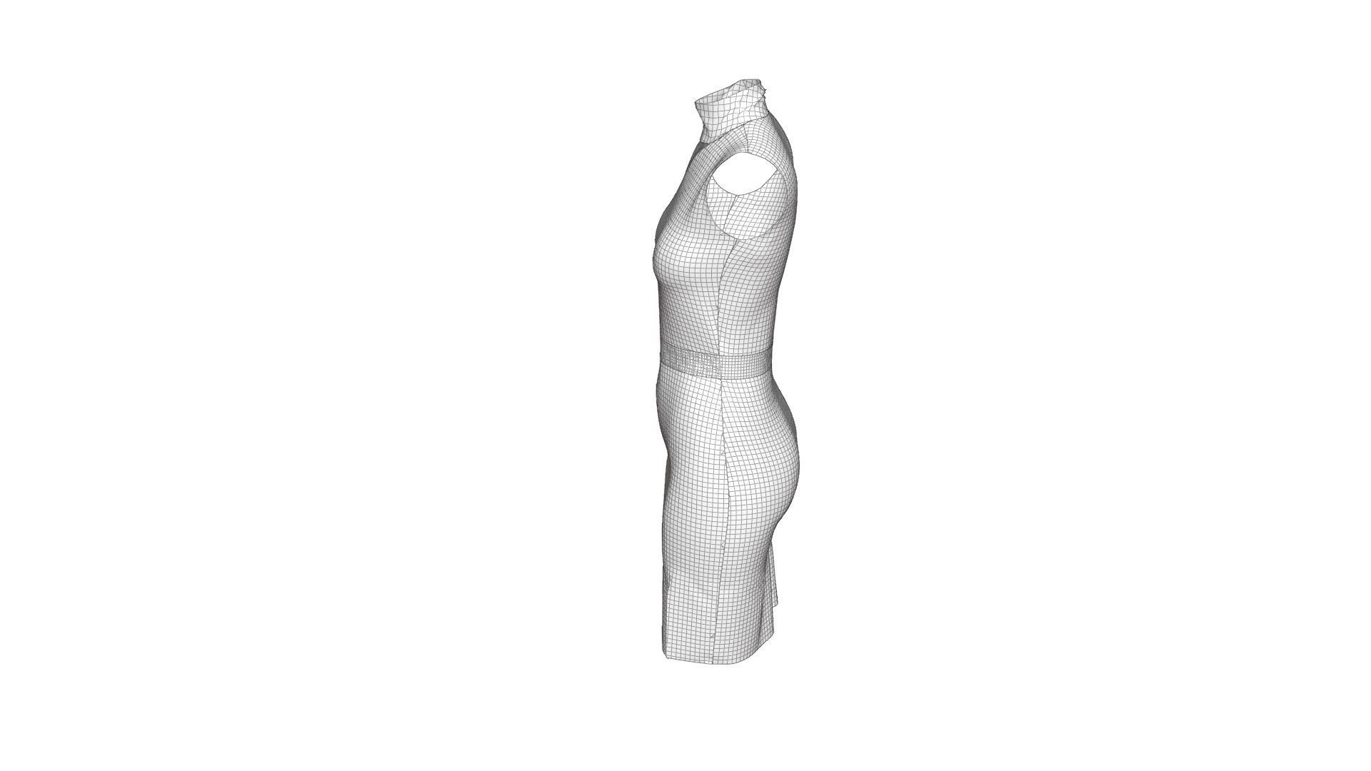 Modern Dress 3D model | CGTrader