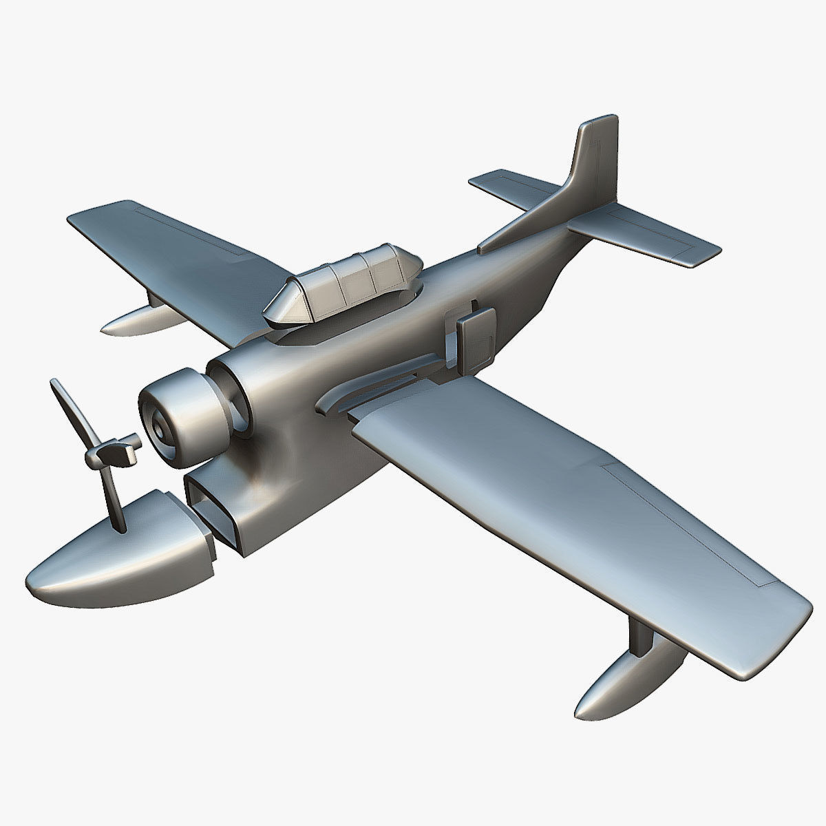 Grumman XJL-1 Columbia - 3D Printable Model 3D model 3D printable ...