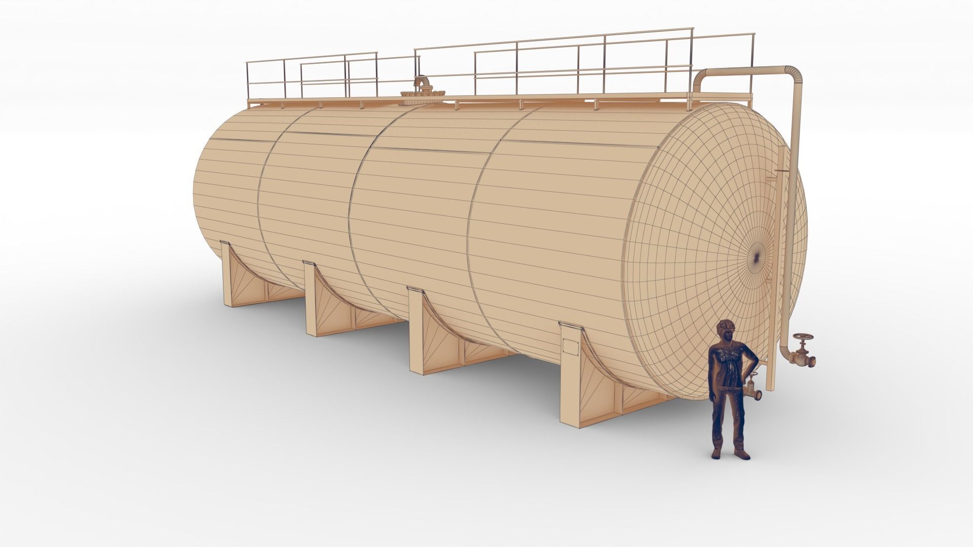 3D model Water Tank Old 01 VR / AR / low-poly | CGTrader
