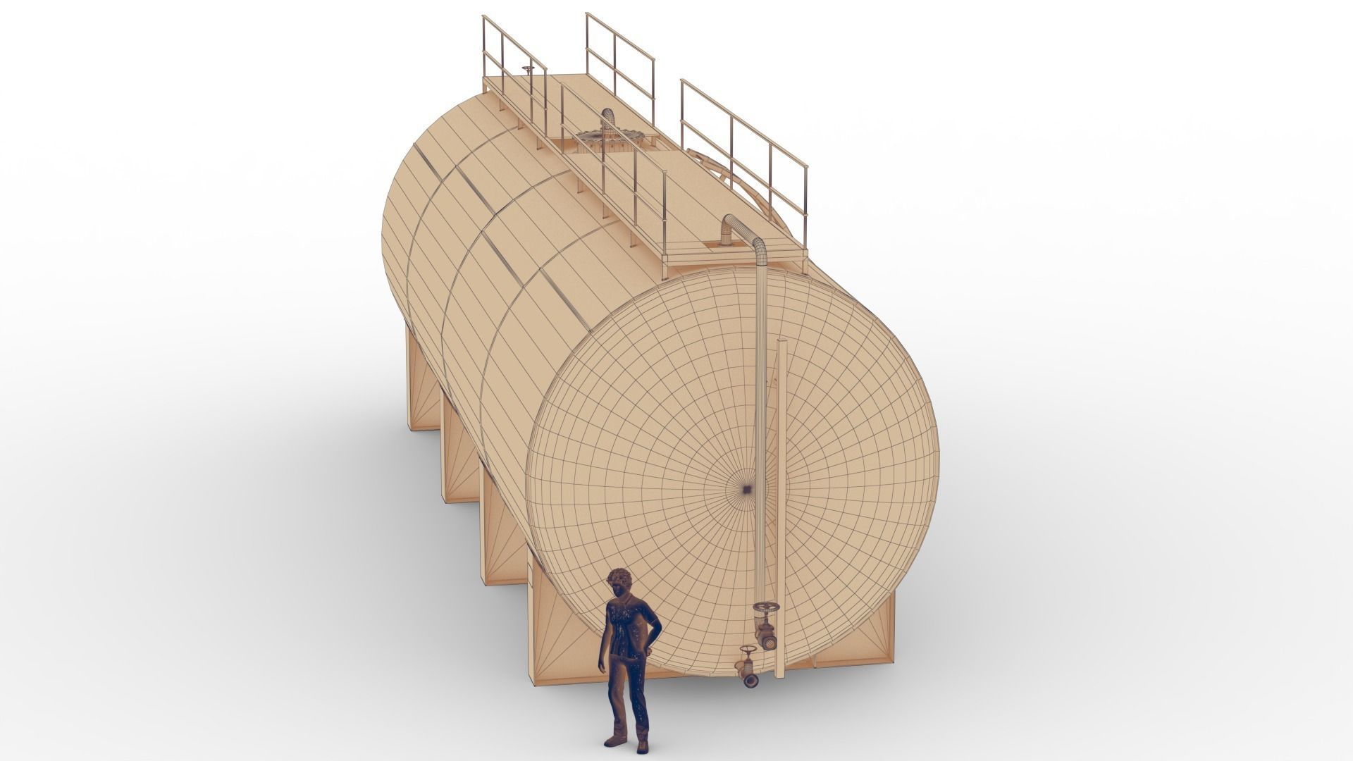 3D model Water Tank Old 01 VR / AR / low-poly | CGTrader
