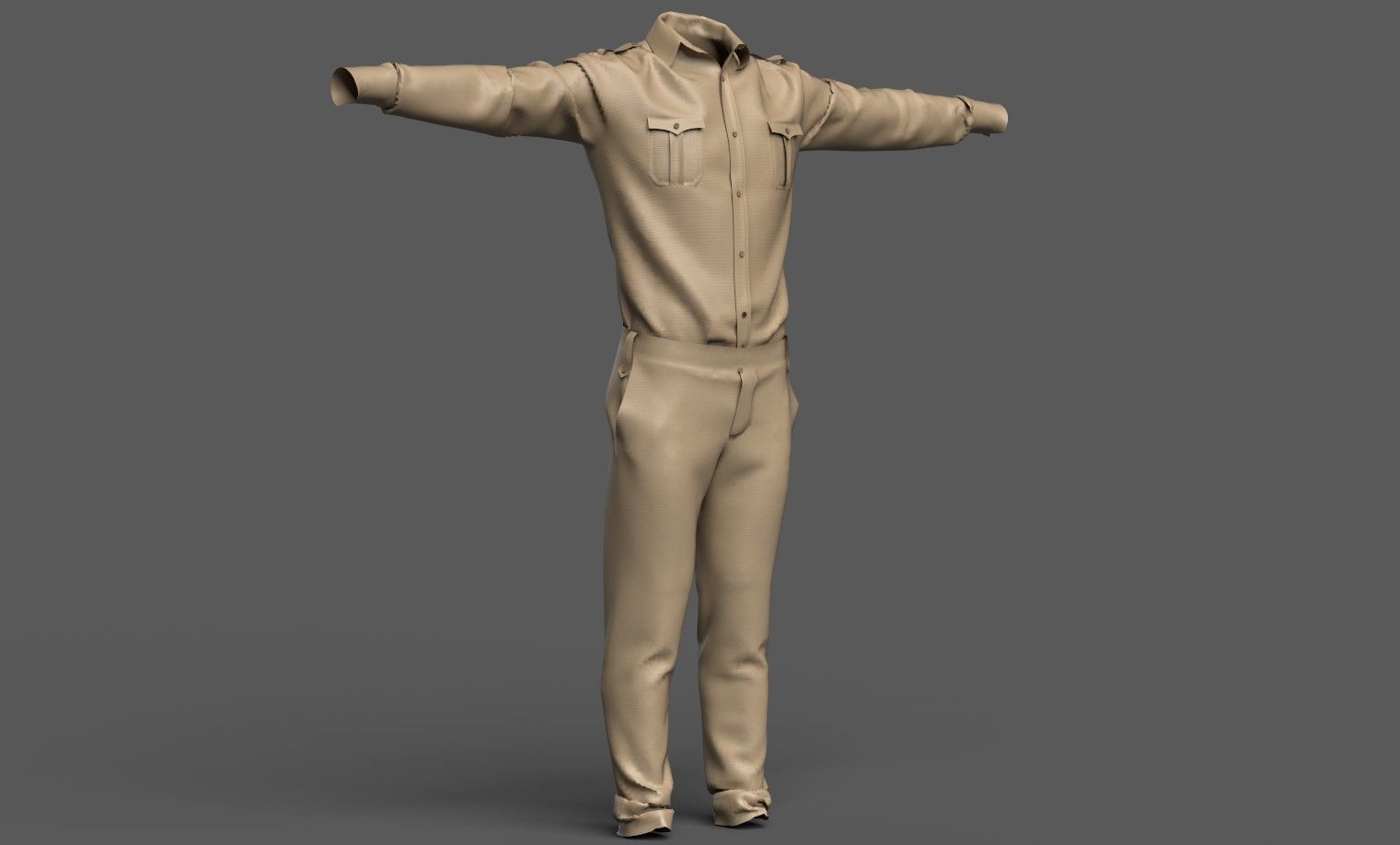 Indian Police Dress 3D model | CGTrader