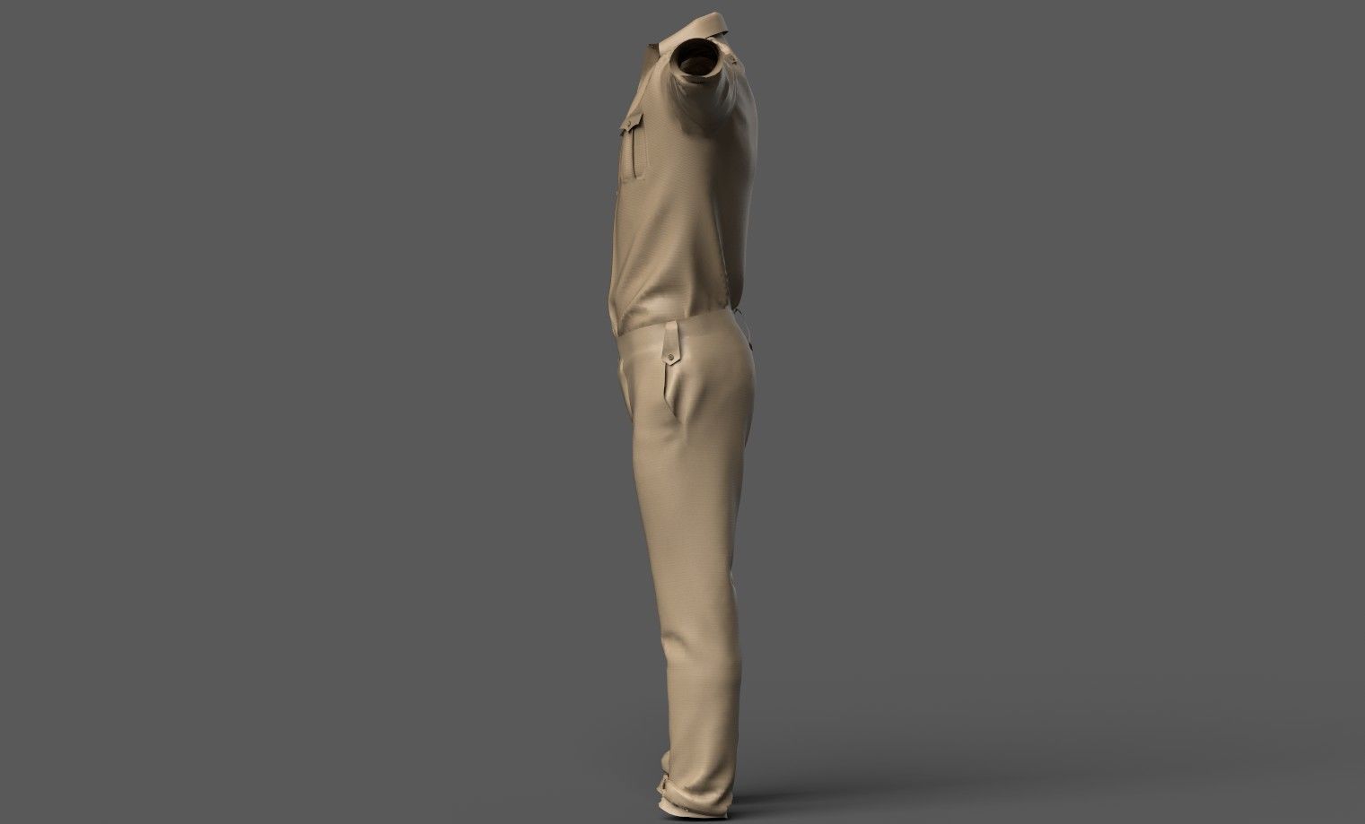 Indian Police Dress 3D model | CGTrader