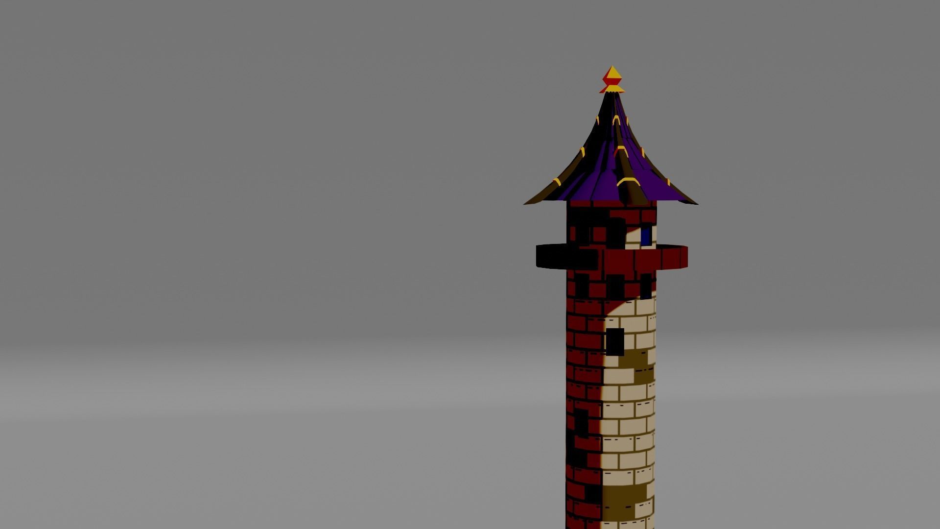 3D model Wizard Tower Stylized VR / AR / low-poly | CGTrader