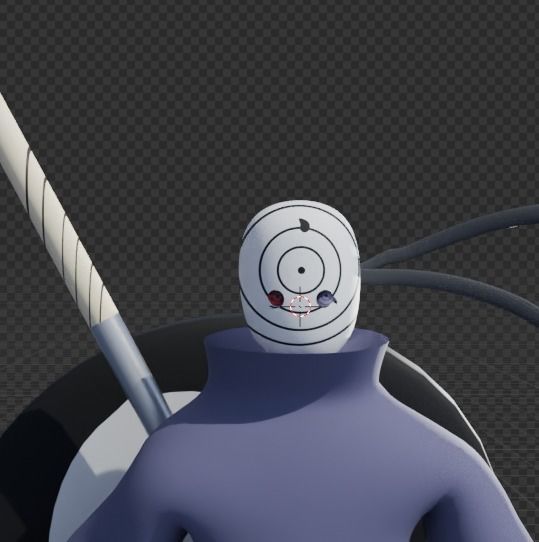 OBITO FROM NARUTO SHIPPUDEN 3D model animated rigged | CGTrader