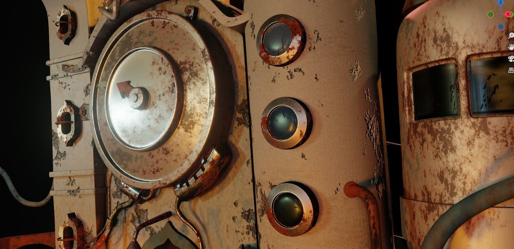 Machinarium - Clock Square Map 3D model | CGTrader