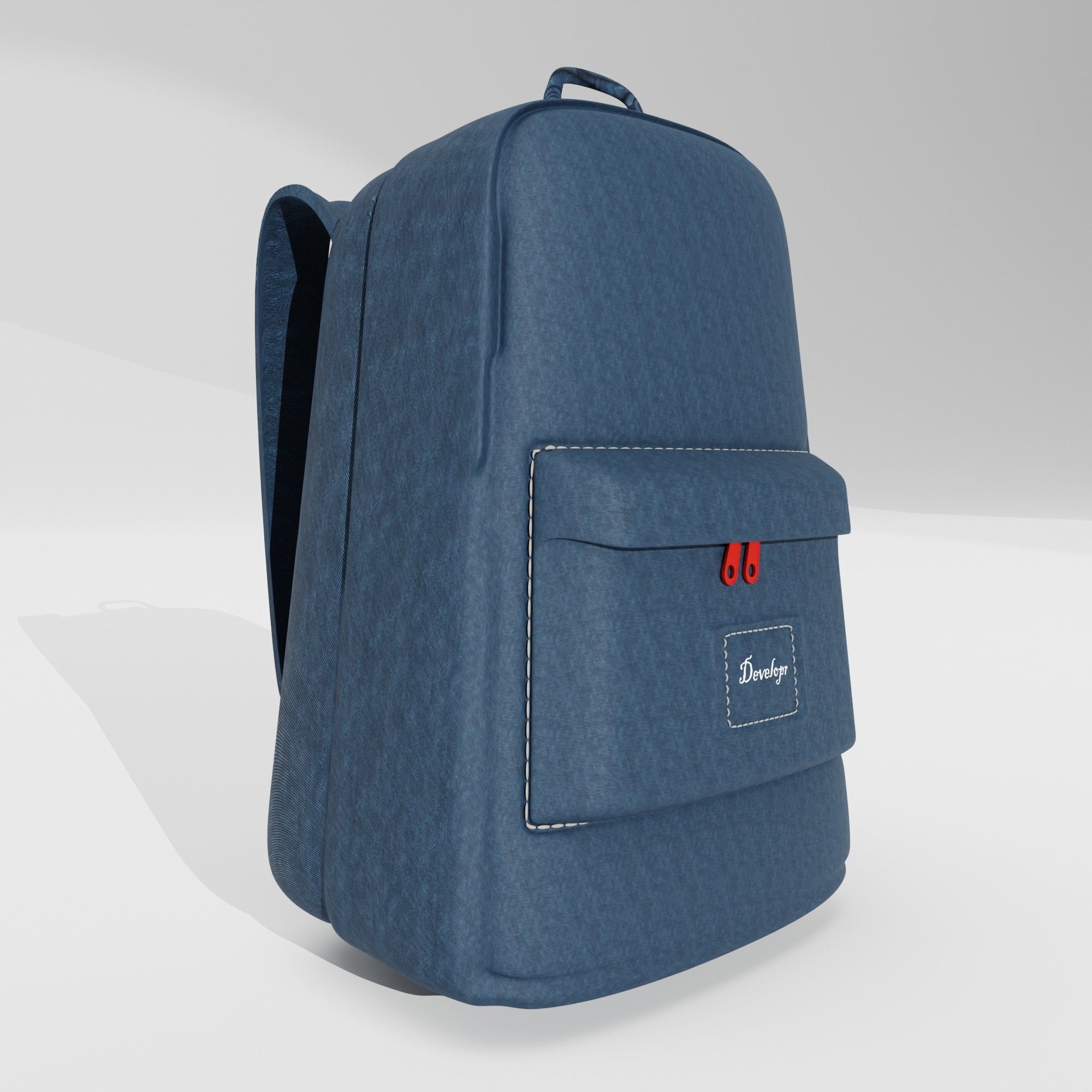 Modern 3D School Bag 3D model | CGTrader