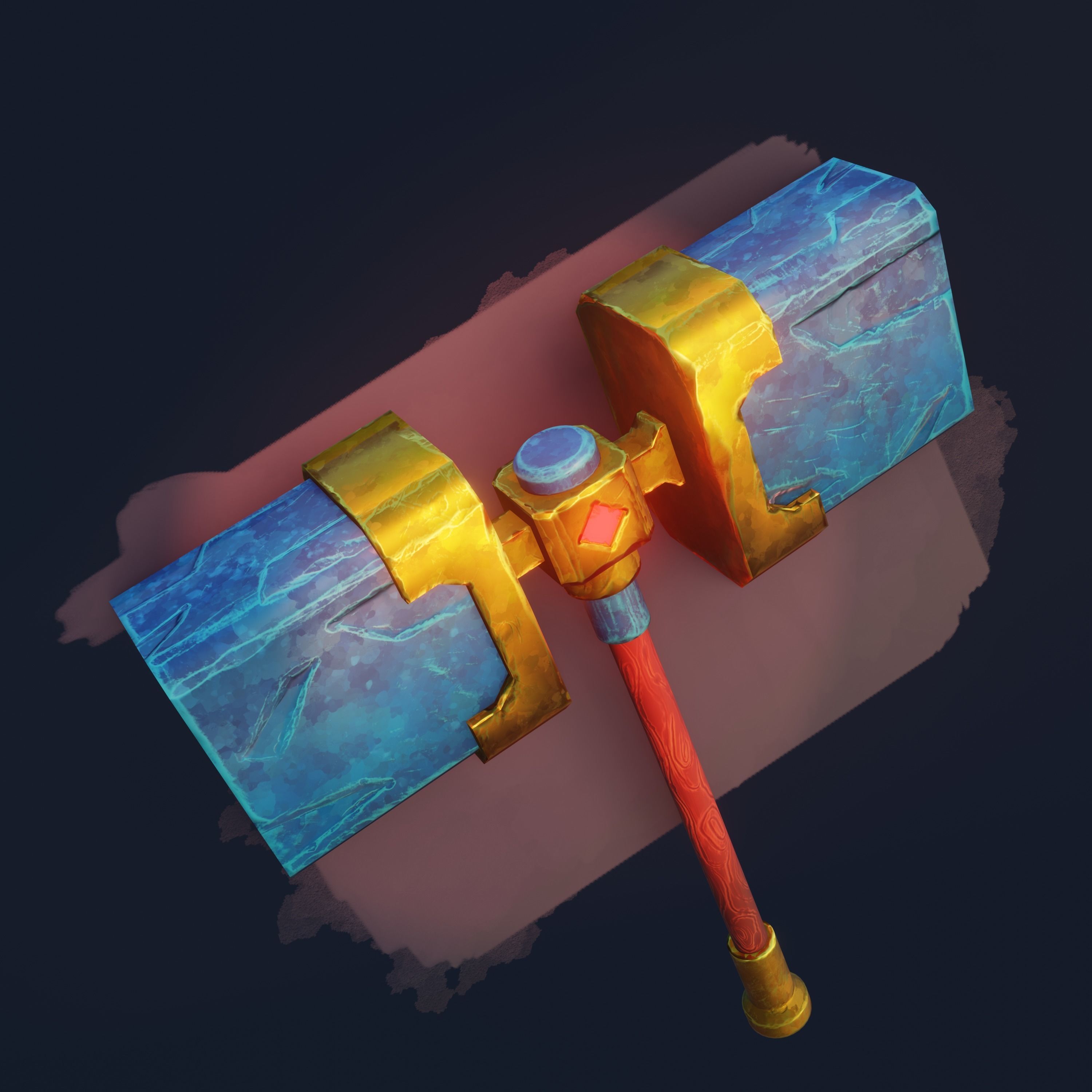 3D model Stylized Hammer Game Ready VR / AR / low-poly | CGTrader