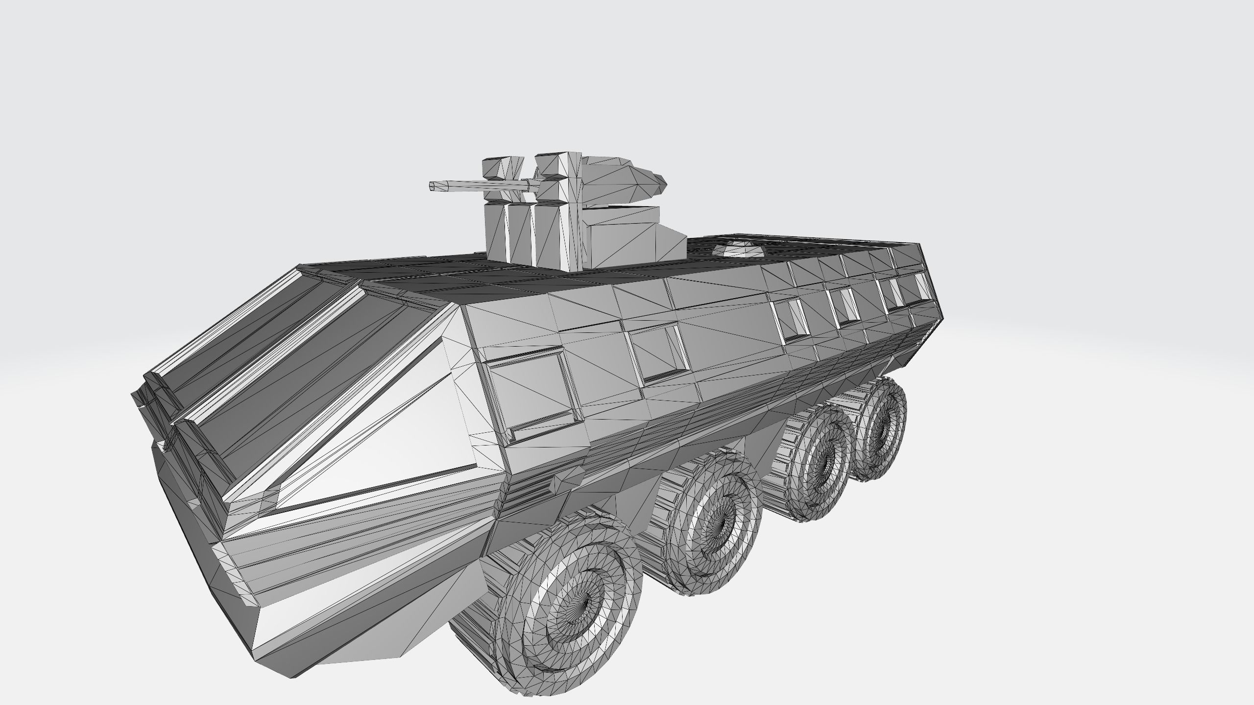 3D model Lazar MRAP Mine Resistant Ambush Protected Armored Vehicle VR / AR / low-poly | CGTrader