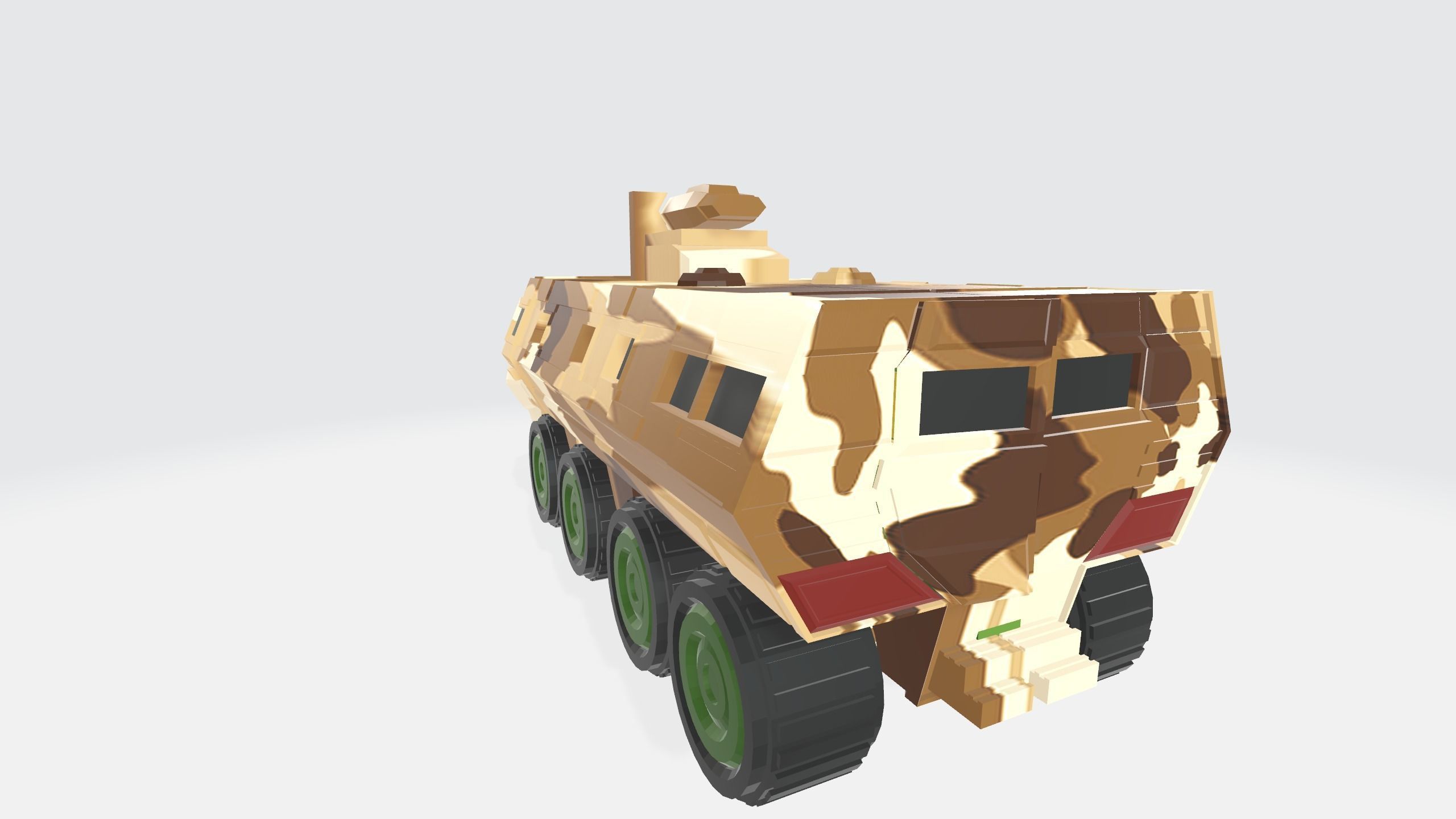 3D model Lazar MRAP Mine Resistant Ambush Protected Armored Vehicle VR ...