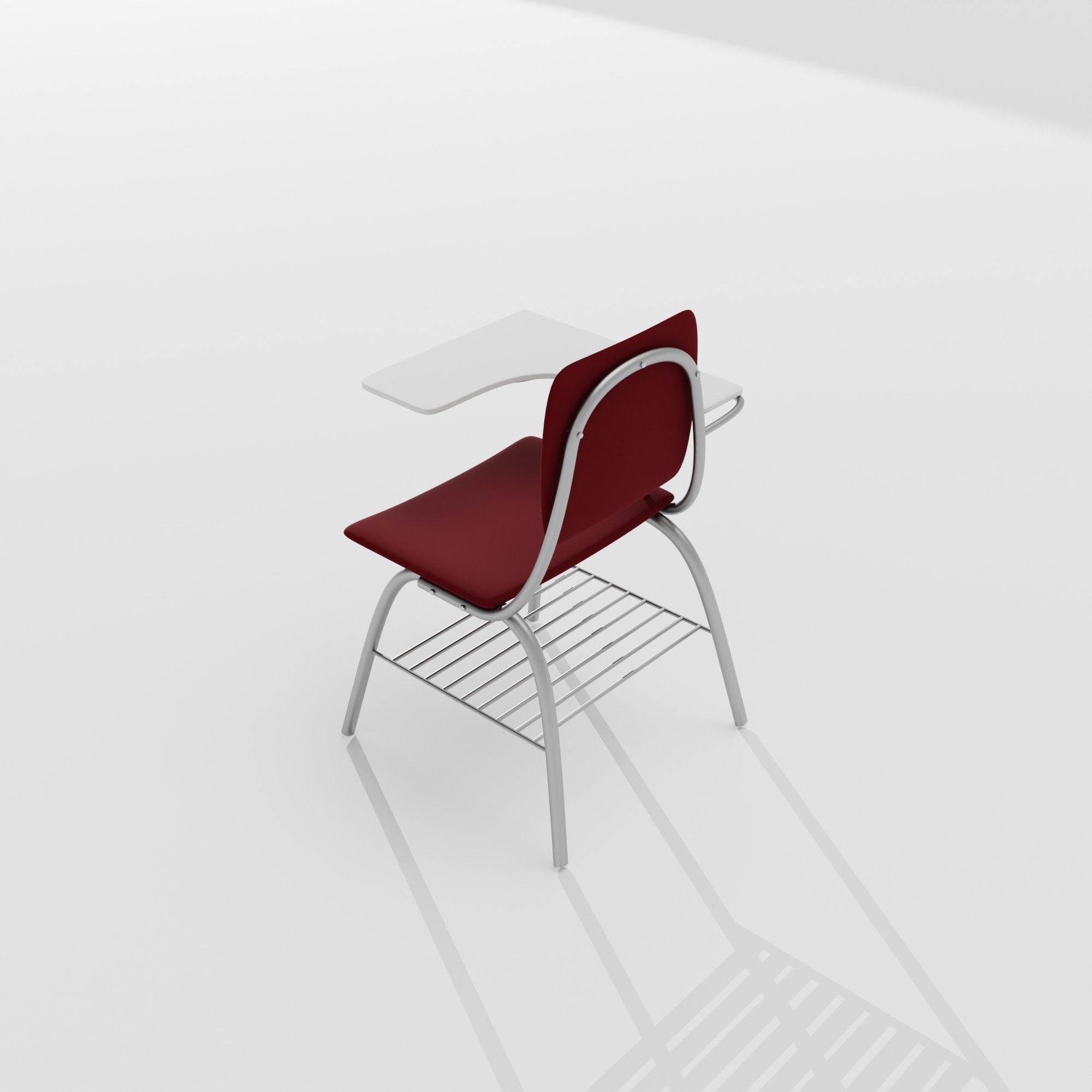 Modern Classroom Chair 3D Model 3D model | CGTrader