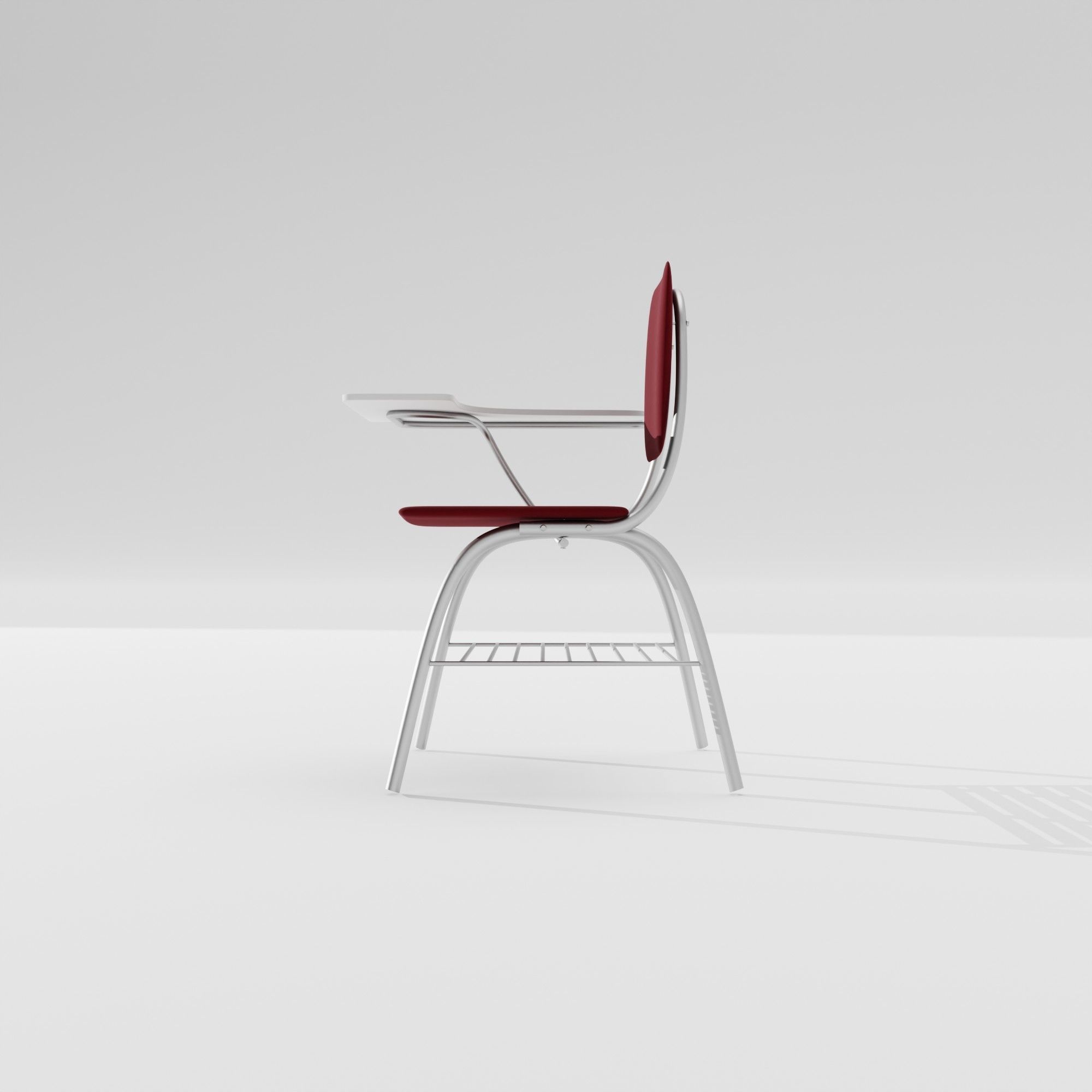 Modern Classroom Chair 3D Model 3D model | CGTrader