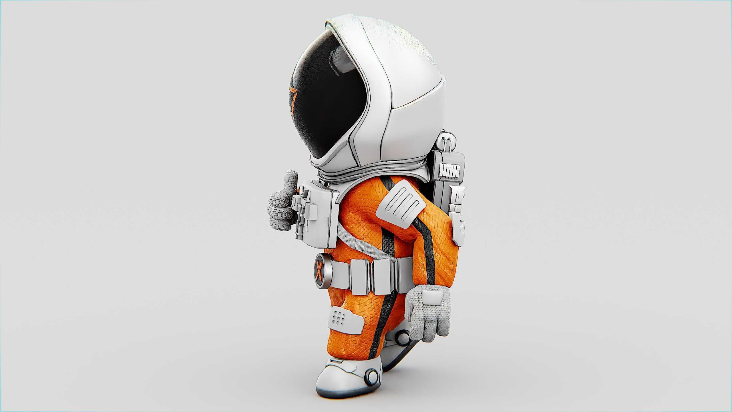 TOON ASTRONAUT CV-200 Rigged for Unreal Engine - Unity - MIXAMO 3D ...