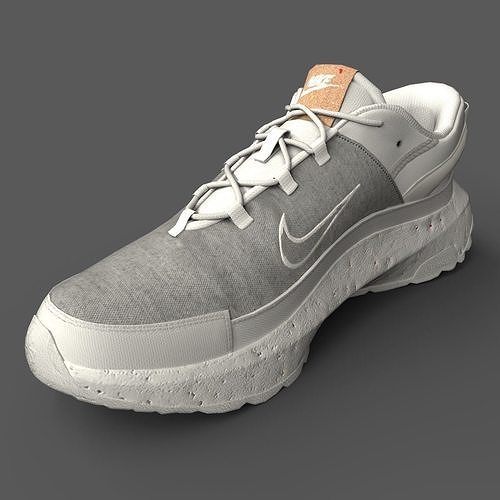 3D model Nike Crater Remixa White Photon Dust VR / AR / low-poly | CGTrader