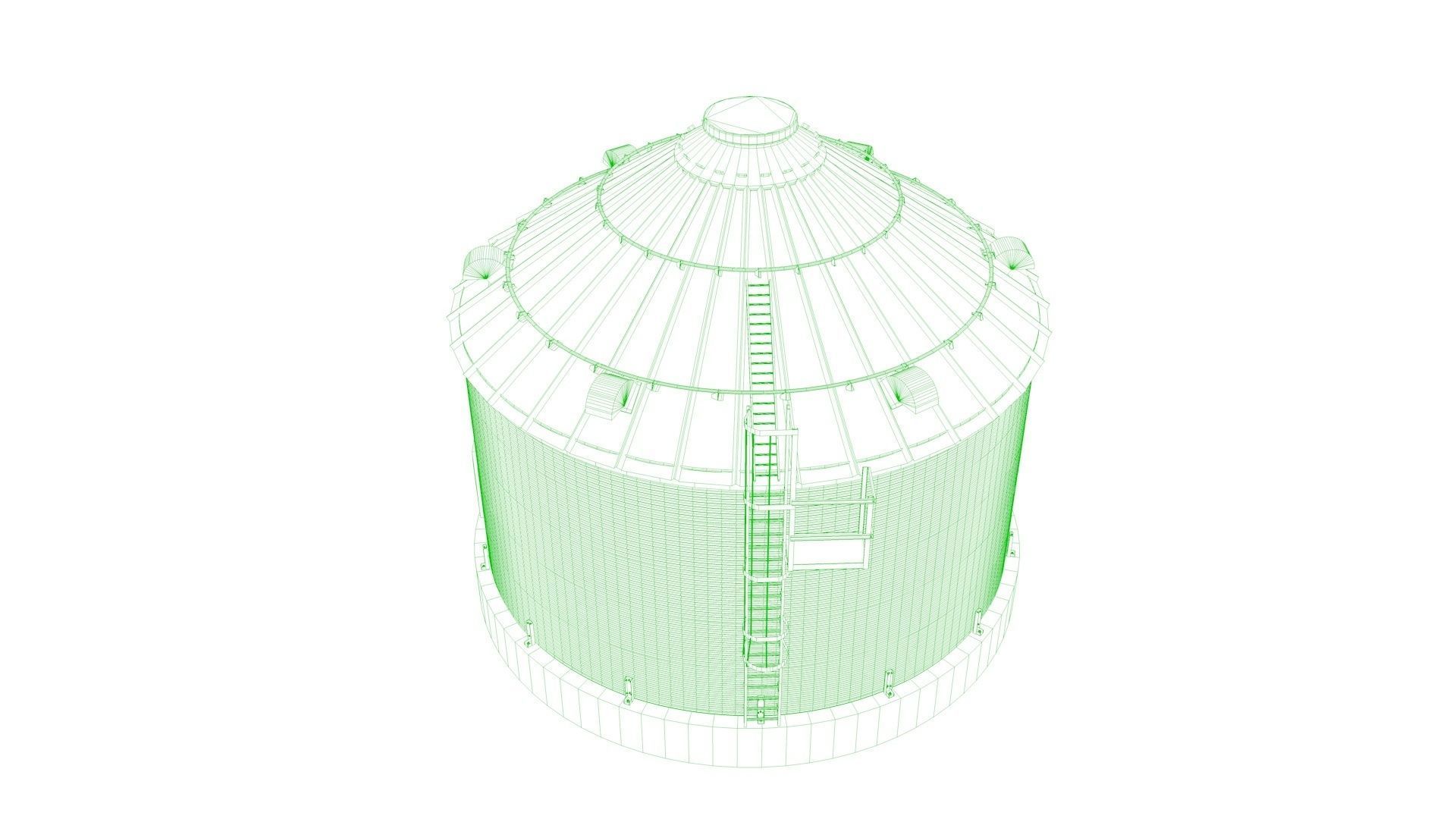 Grain Silo 3D Model 3D model | CGTrader