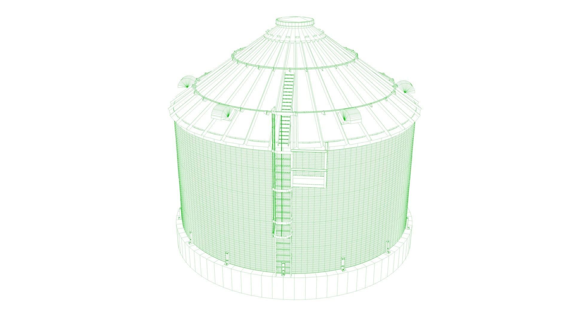 Grain Silo 3D Model 3D model | CGTrader
