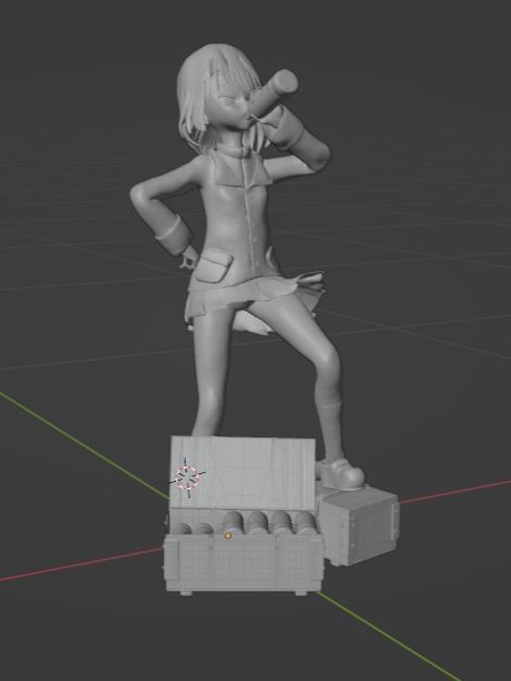 Katyusha 3D print model girls und panzer free 3D model 3D printable ...