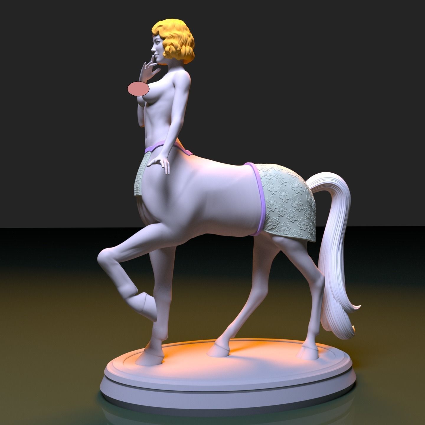 Female Centaur 3D model 3D printable | CGTrader