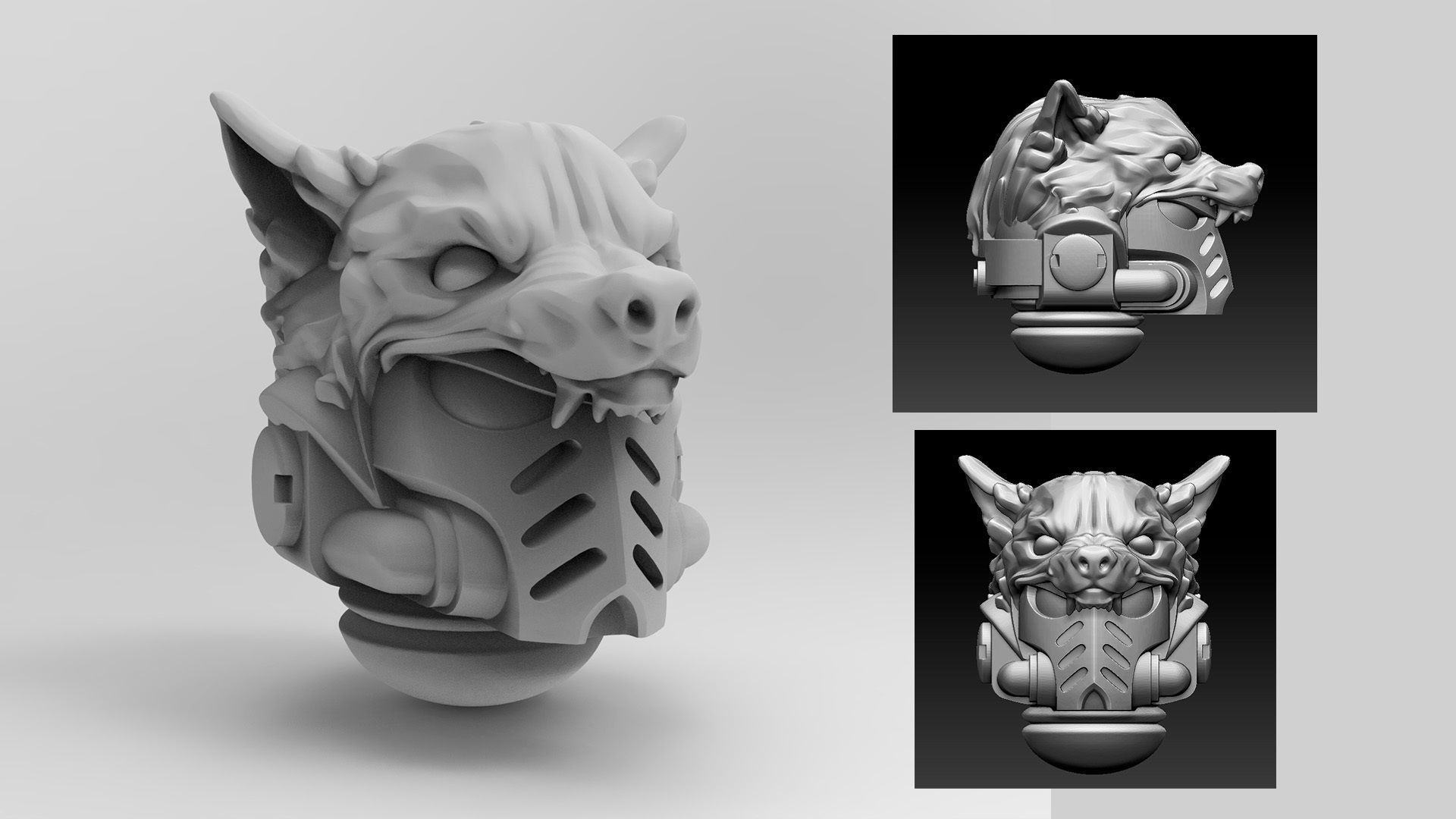 space helmet mk hellhound 10 models 3D model 3D printable | CGTrader