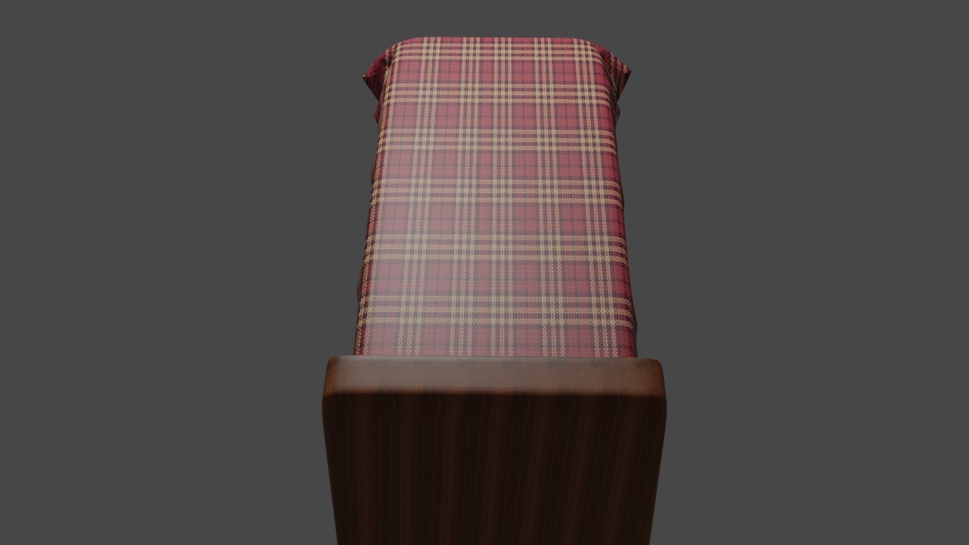 Bed with and without texture 3D model animated | CGTrader