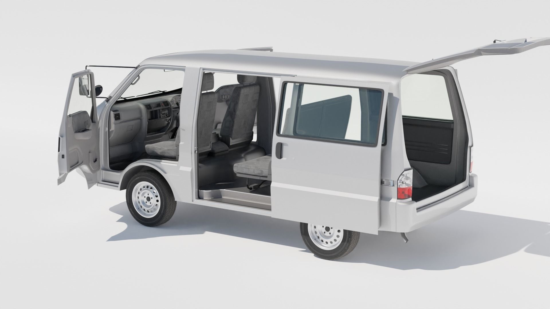3D model Mazda Bongo 1999 VR / AR / low-poly | CGTrader