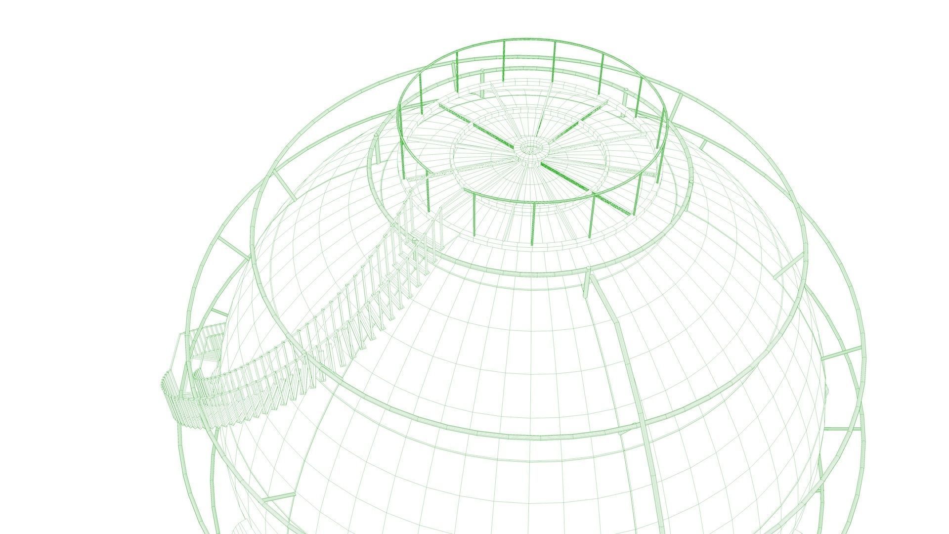 Sphere Tank 3D Model 3D model | CGTrader