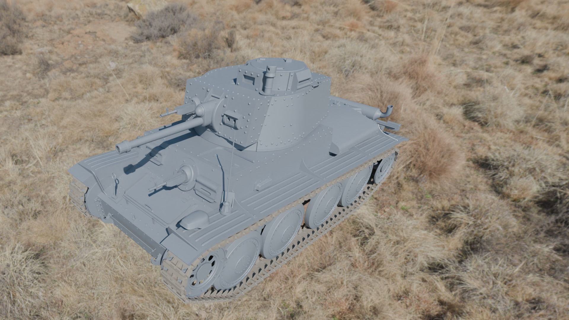 3D model Panzer 38t Tank 3d Model VR / AR / low-poly | CGTrader