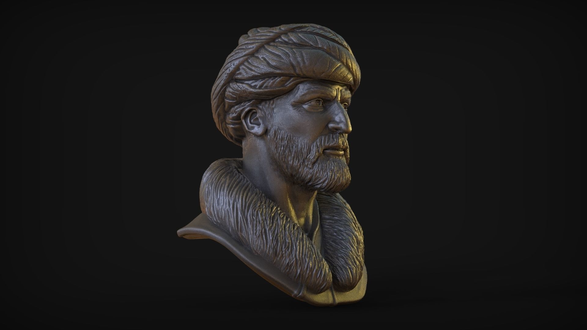 Fatih Sultan Mehmet Statue 3D model 3D printable | CGTrader
