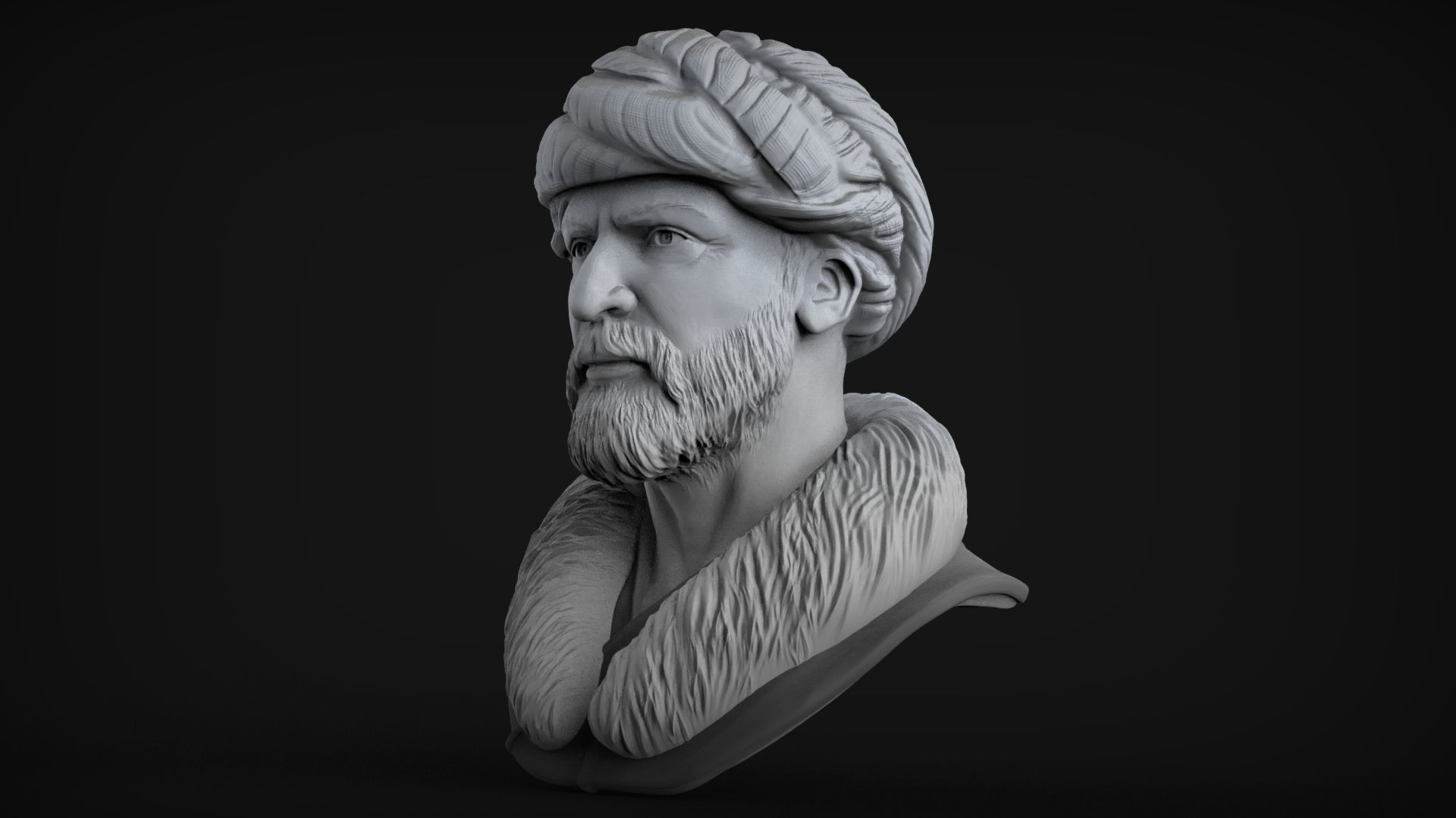Fatih Sultan Mehmet Statue 3D model 3D printable | CGTrader