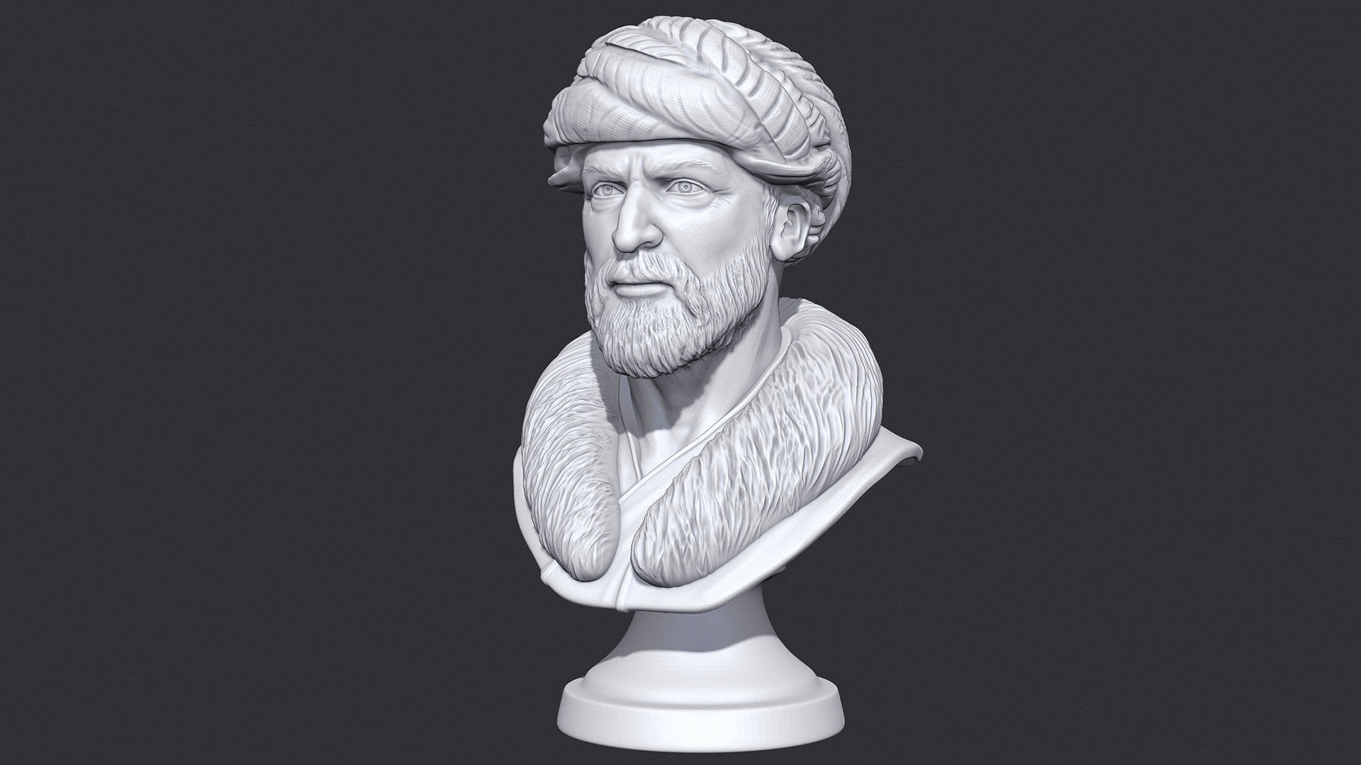Fatih Sultan Mehmet Statue 3D model 3D printable | CGTrader