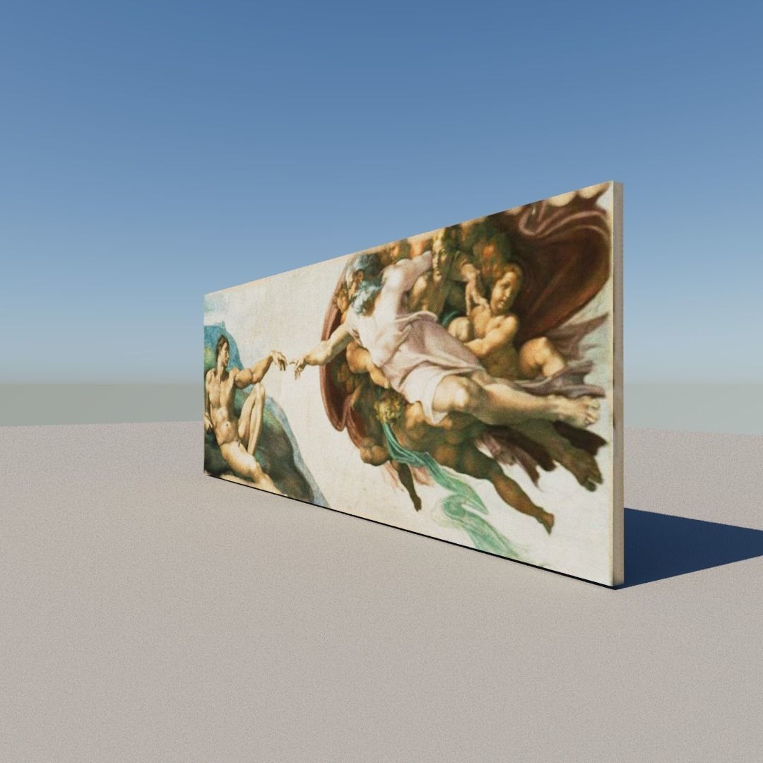 3D model Greek wall VR / AR / low-poly | CGTrader