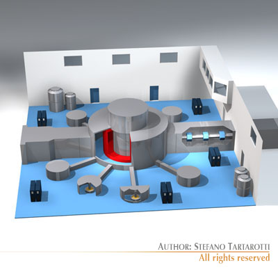 Isis neutron accelerator 3D model | CGTrader
