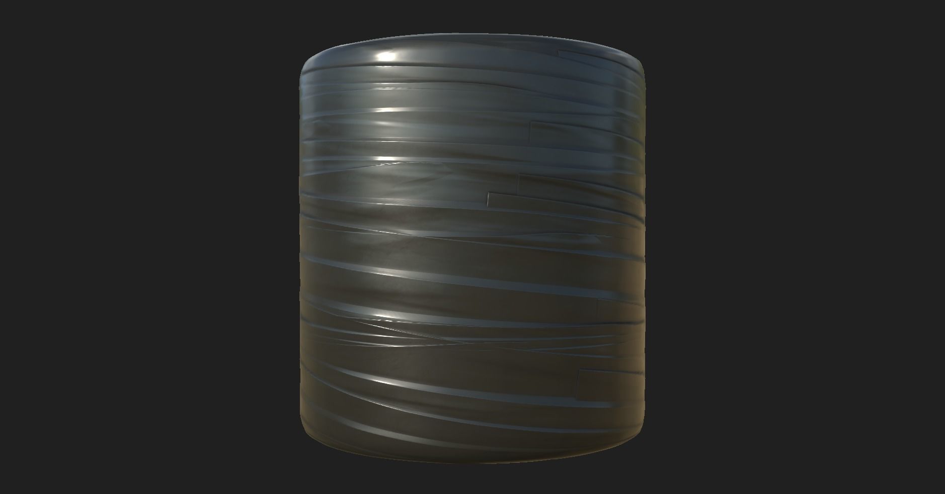 Texture Seamless insulation tape black PBR material VR / AR / low-poly ...