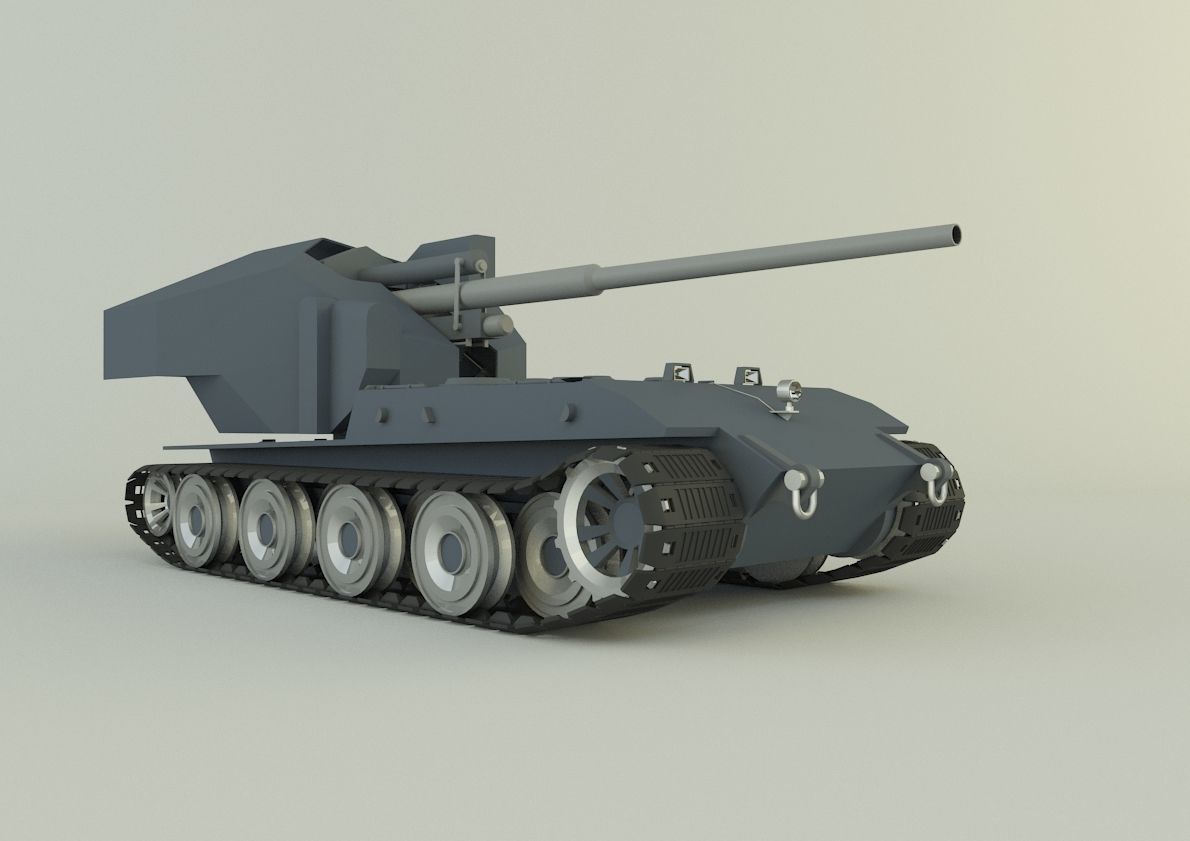 WT E100 tank military vehicle 3D model | CGTrader