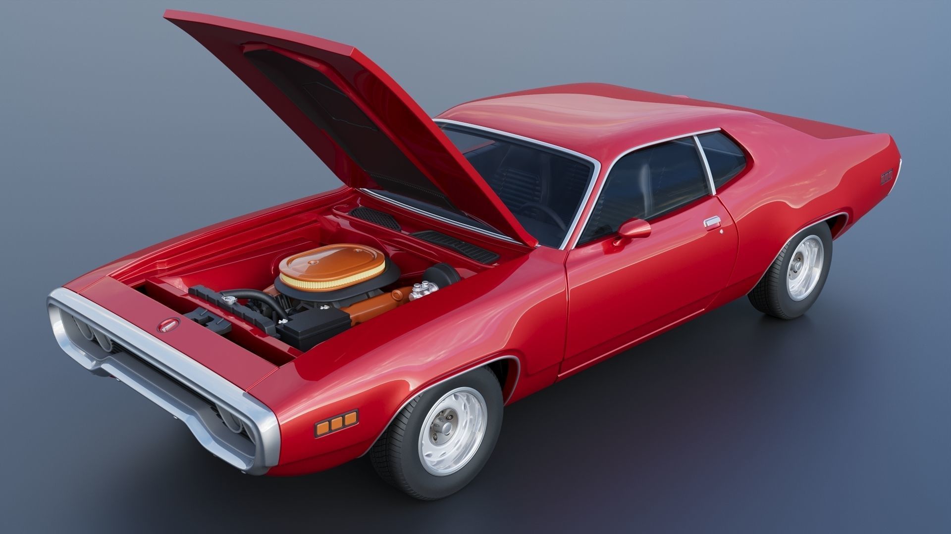 Plymouth Road Runner 1971 3D model 3D printable | CGTrader