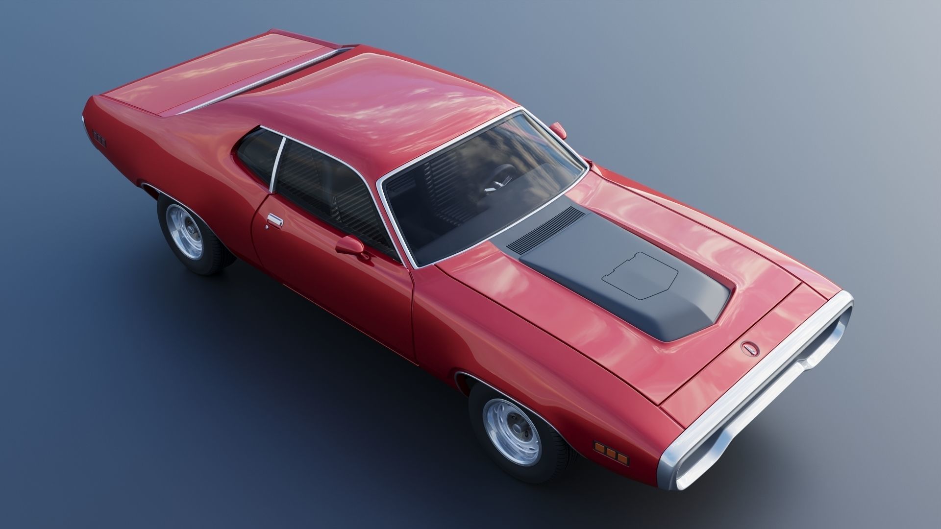 Plymouth Road Runner 1971 3D model 3D printable | CGTrader