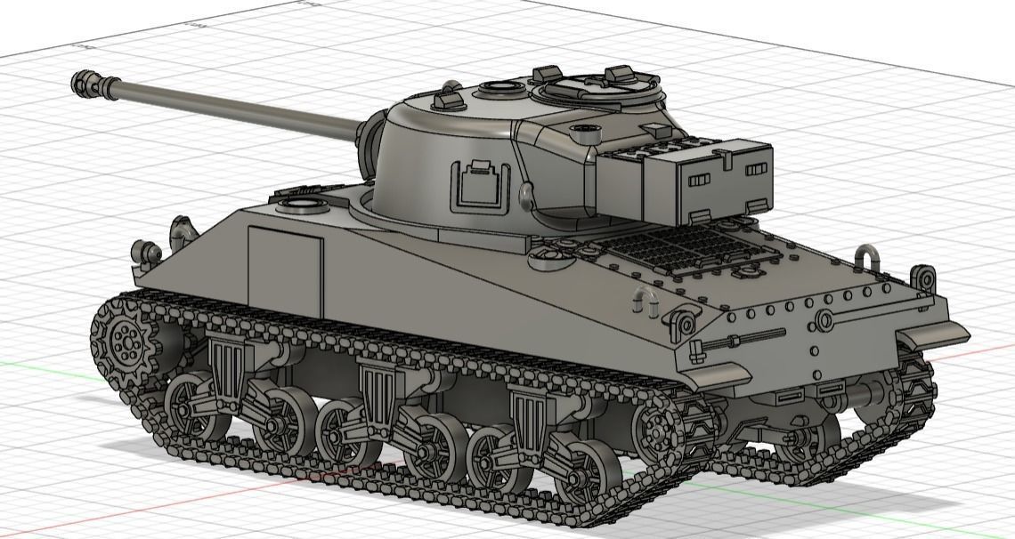 Sherman Firefly IC 3D model 3D printable | CGTrader