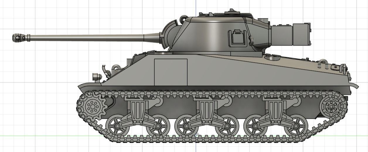 Sherman Firefly IC 3D model 3D printable | CGTrader