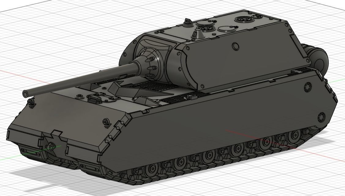 Maus- WW2 German Superheavy Tank 3D model 3D printable | CGTrader
