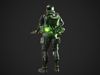3D model Cyberpunk Green-G Robot VR / AR / low-poly | CGTrader