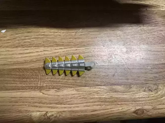 POWER RANGERS WILD FORCE ALLIGATOR ZORD TAIL CLIP 3D model 3D printable ...