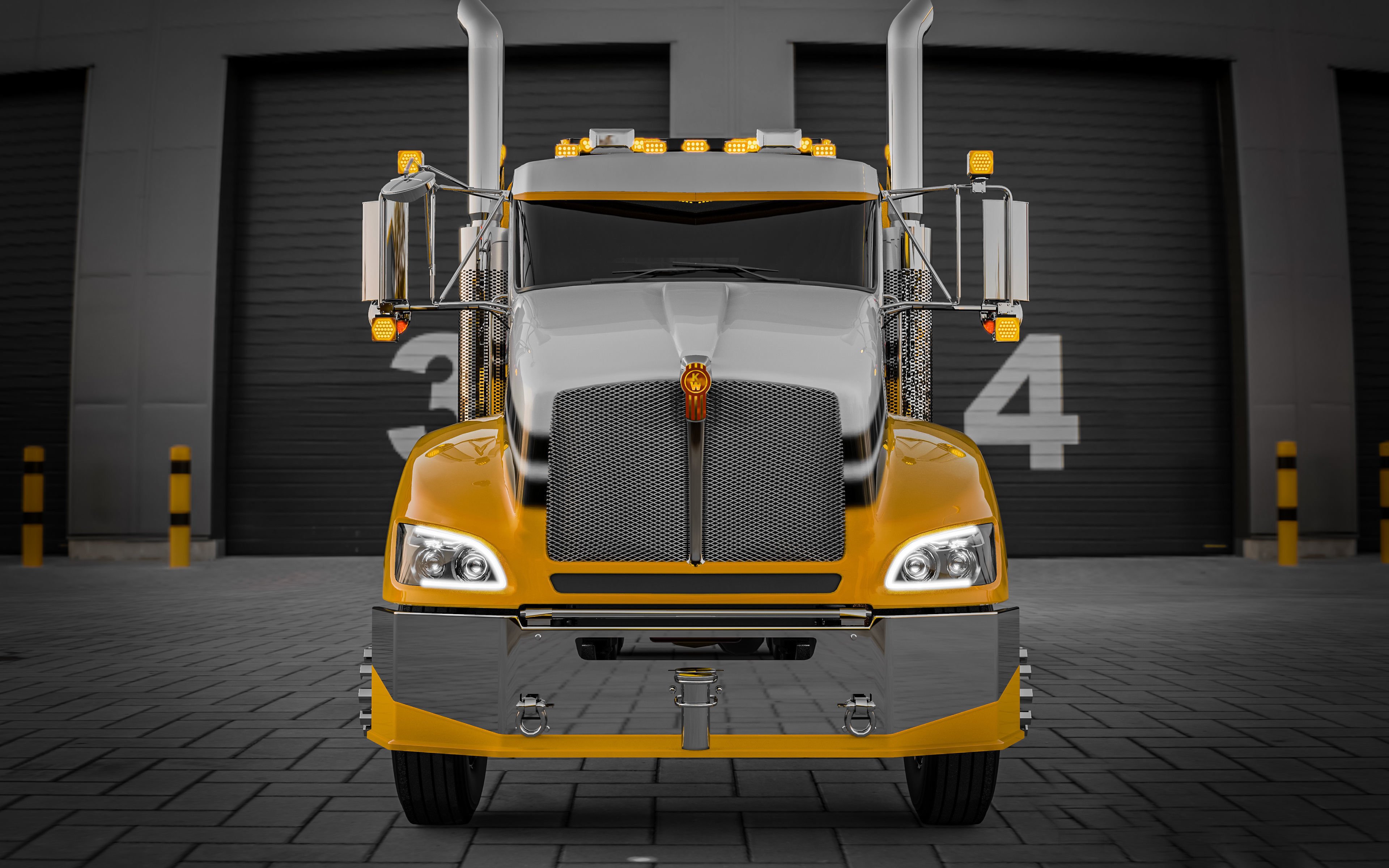 Kenworth T460 Tow Truck 3D model | CGTrader