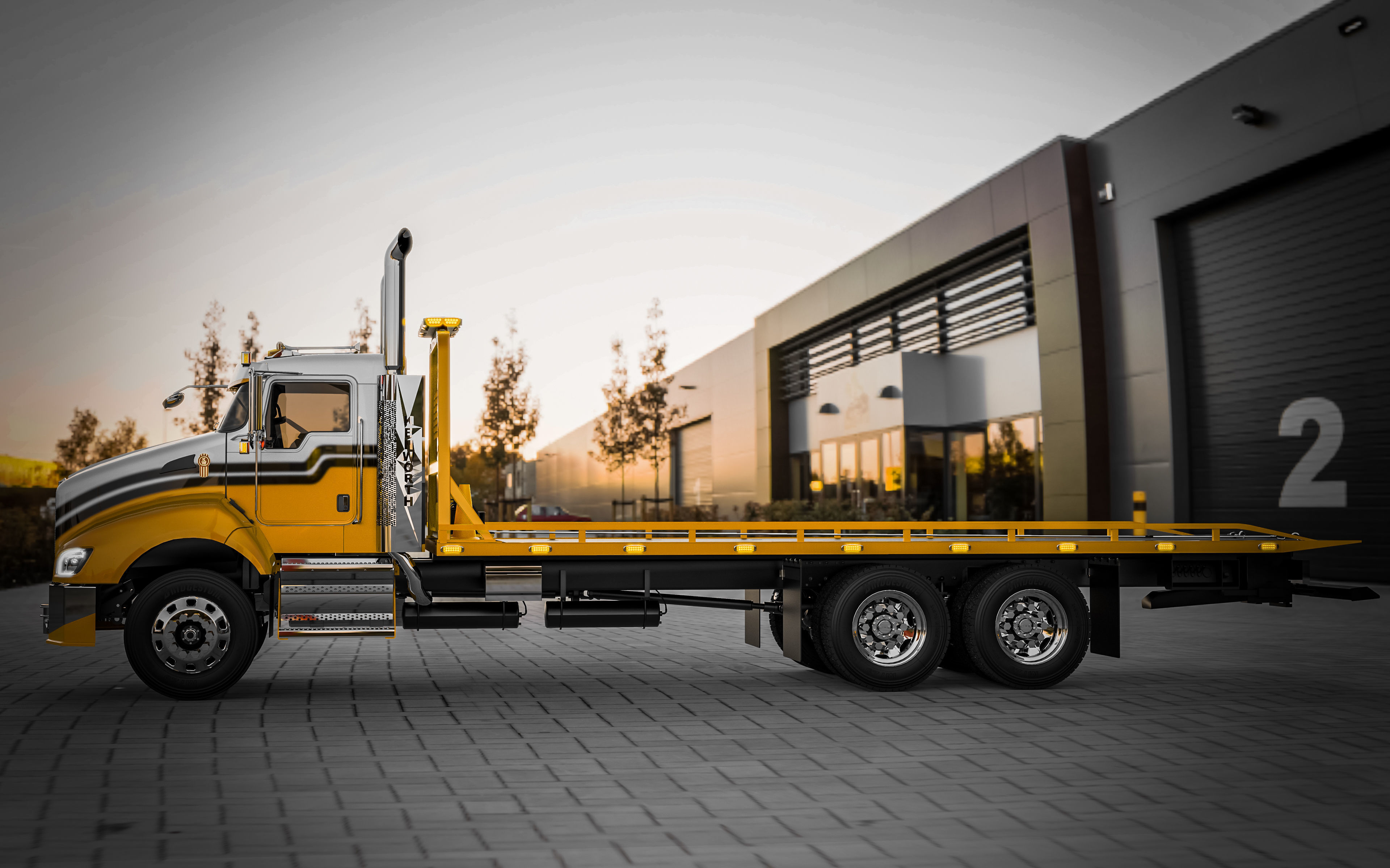Kenworth T460 Tow Truck 3D model | CGTrader
