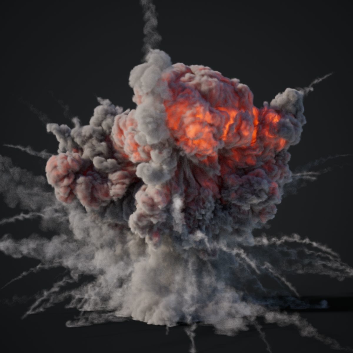 Animated Explosion 15 vol2 3D model animated | CGTrader