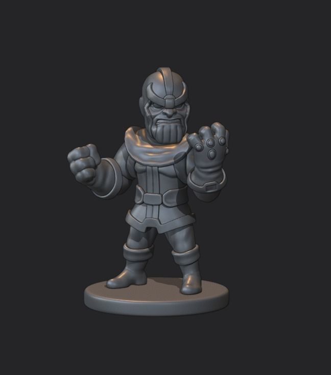 The hero of evil mini 3D model 3D printable | CGTrader