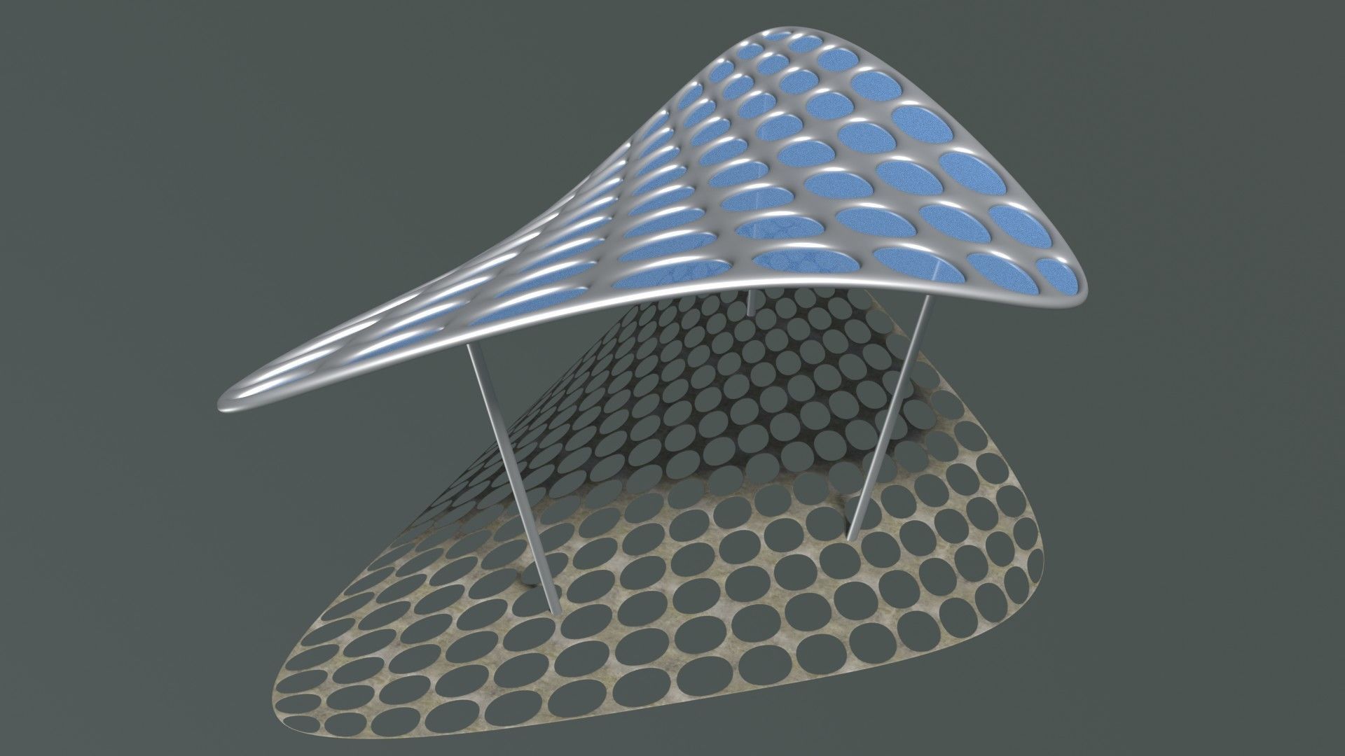 Parametric pavilion model 2348 3D model | CGTrader